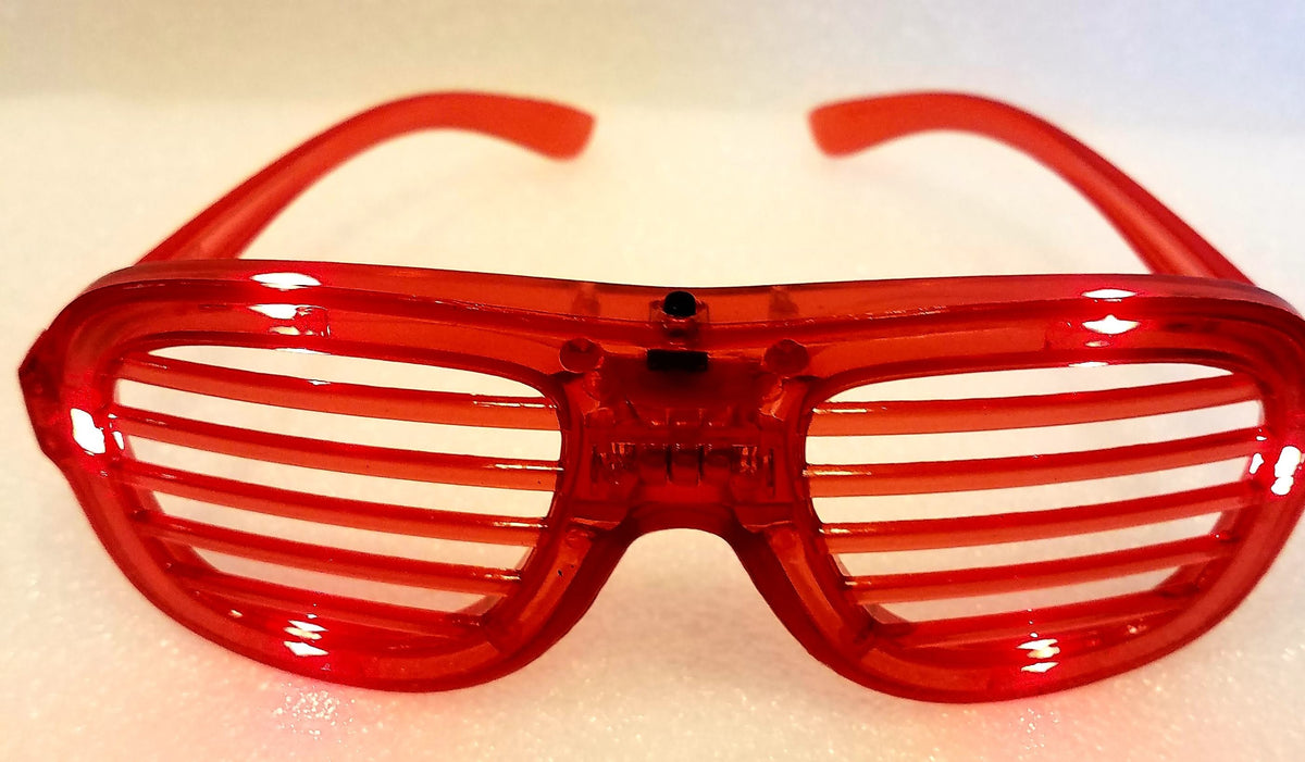 Red Light Up Shutter Glasses 6" – THE CHRISTMAS RANCH