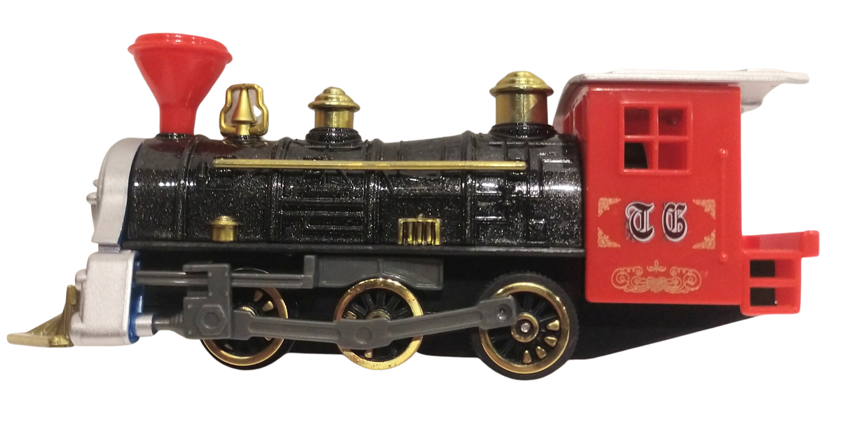 Red & Black 7" Diecast Pull Back Locomotive – THE CHRISTMAS RANCH